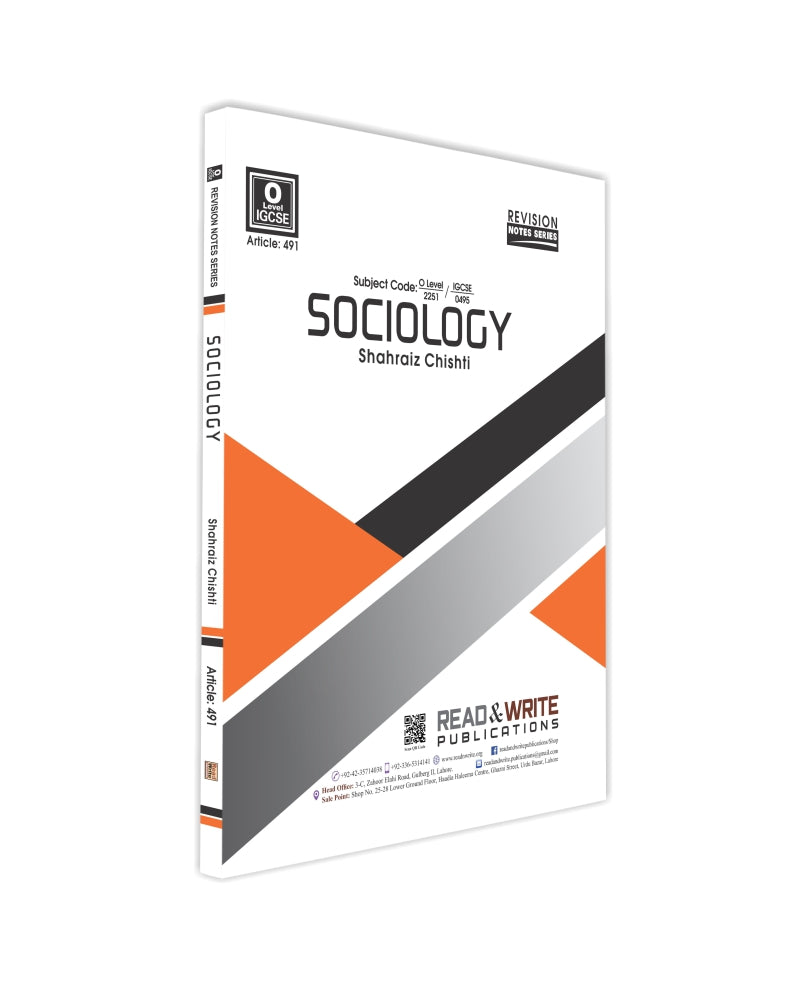 R&W Sociology O Level Teacher Notes 491 – Beyond Books